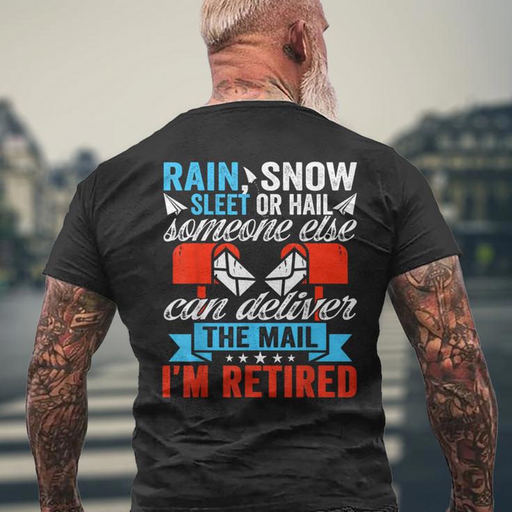 Retirement 2025 Retired Postal Worker Mailman Post Office Men's Back ...