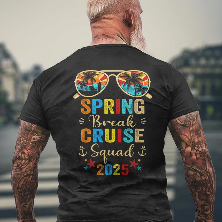 Spring Break Cruise Squad 2025 Men's T-shirt Back Print | Mazezy