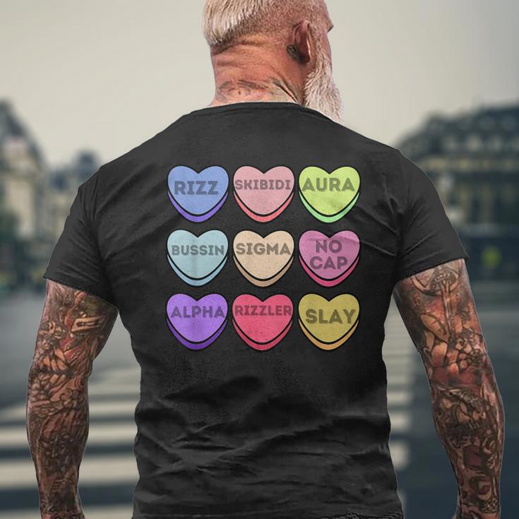 Valentine's Day Skibidi Valentine's Day Brain Rot Men's Back Print T ...