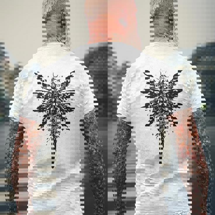 Biblically Accurate Angel Seraphim Gothic Seraph Men's Back Print T ...