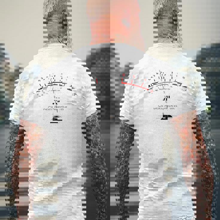 Retro Vu Meter Sound Level Studio Hi-Fi Vintage Stereo Music Men's T ...