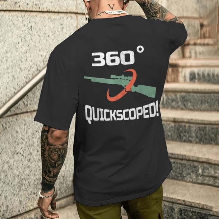 360 Quickscoped FPS First Person Shooter Sniper Video Gamer Men's Back ...