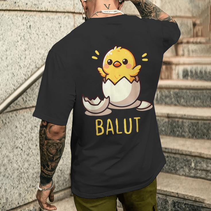 Filipino Balut Balut Eggs Philippines Men's T-shirt Back Print - Monsterry