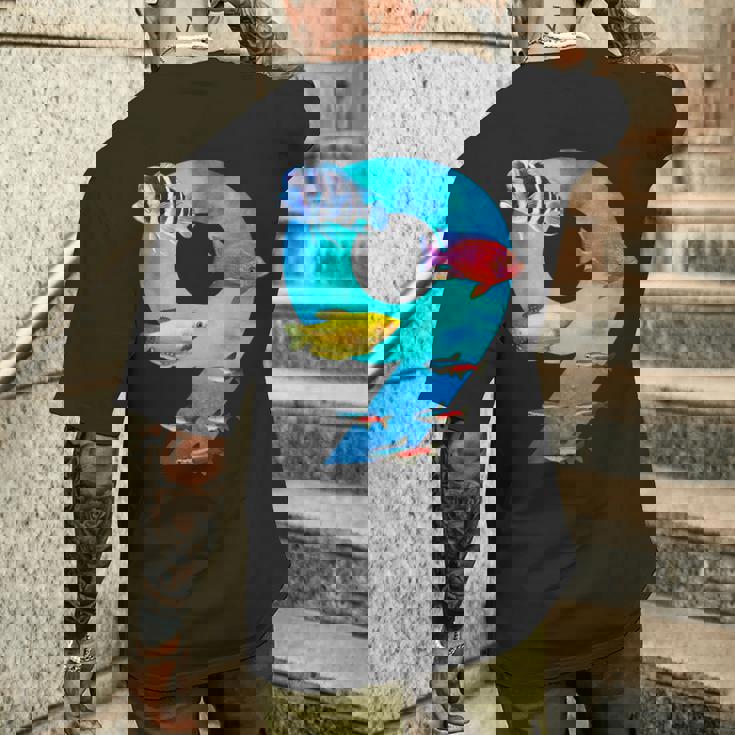 Kids Age 9 Birthday Aquarium Fish Frontosa Cichlid Gourami Men's Back ...