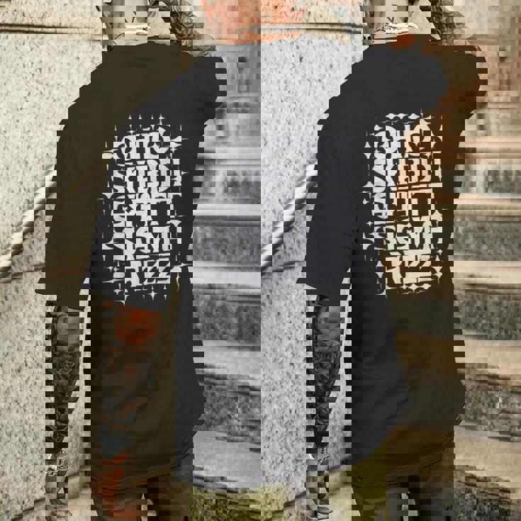 Ohio Skibidi Gyatt Sigma Rizz Rizzler Toilet Meme Men's T-shirt Back ...