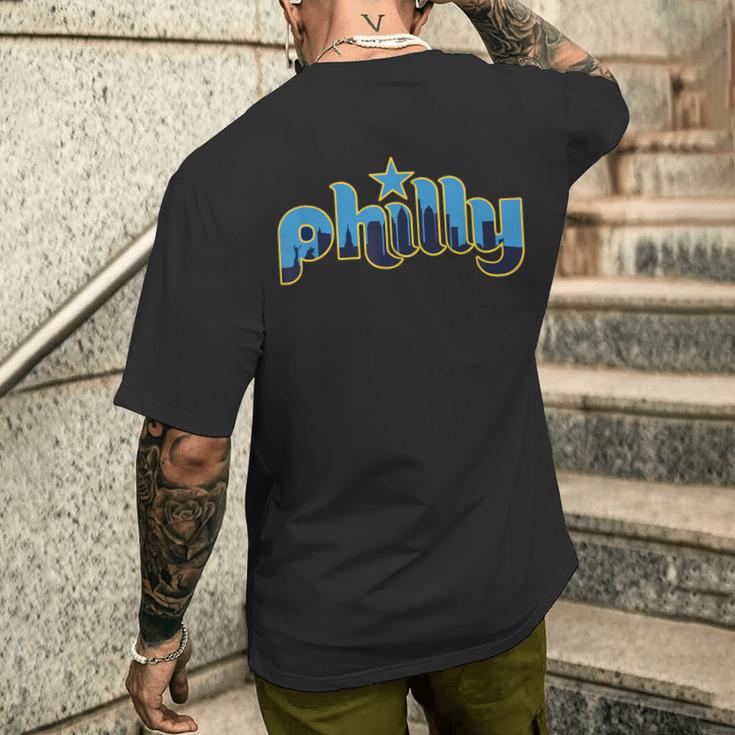Philadelphia Philly Throwback Classic Men's T-shirt Back Print | Mazezy
