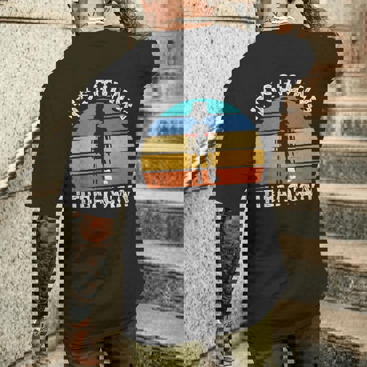 Retro Broken Leg It's Going Tibia Okay Human Bone Anatomy Men's Back ...