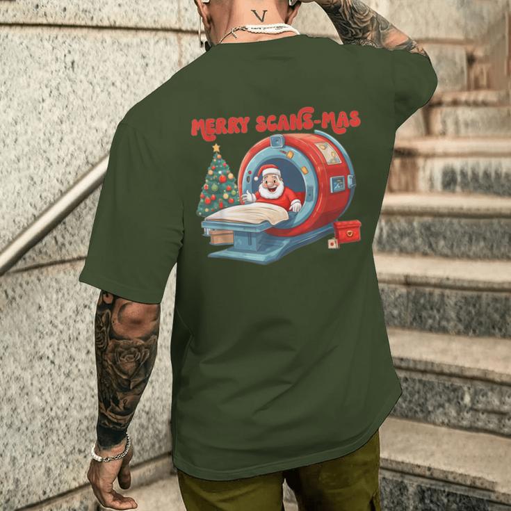 Radiology Christmas Santa Ct Tech Mri Tech Holiday Men's T-shirt Back ...