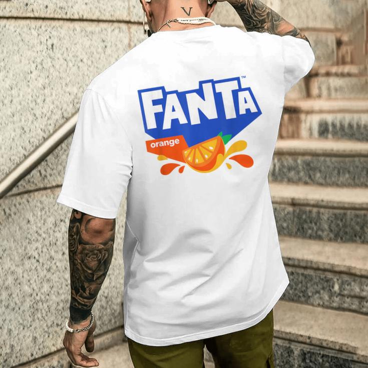 Modern Fanta Orange Drink Logo Orange T-Shirt mit Rückendruck ...