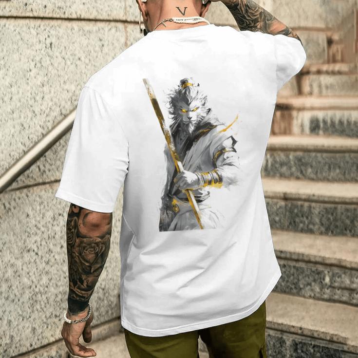 Monkey King Sun Wukong Chinese Mythology Folklore Fan Men's T-shirt ...
