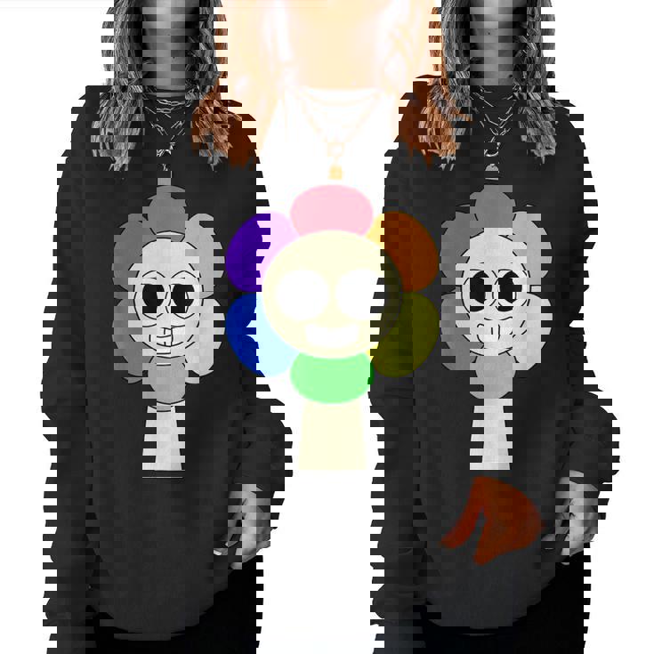 Cute Dandy From Dandy's World Characters For Boys And Girls Women Sweatshirt - Thegiftio