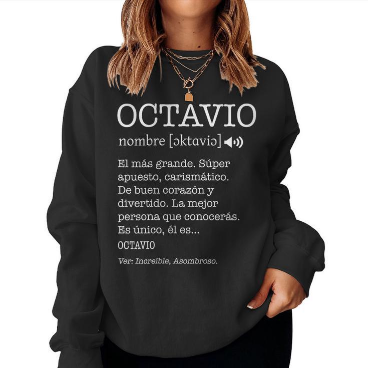 Regalo Para Octavio Con Nombre Divertido Significado Hombres Cuello ...
