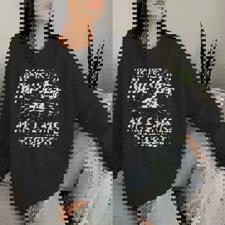 Our First New Year As Mr And Mrs Married Couples Women Women Sweatshirt ...