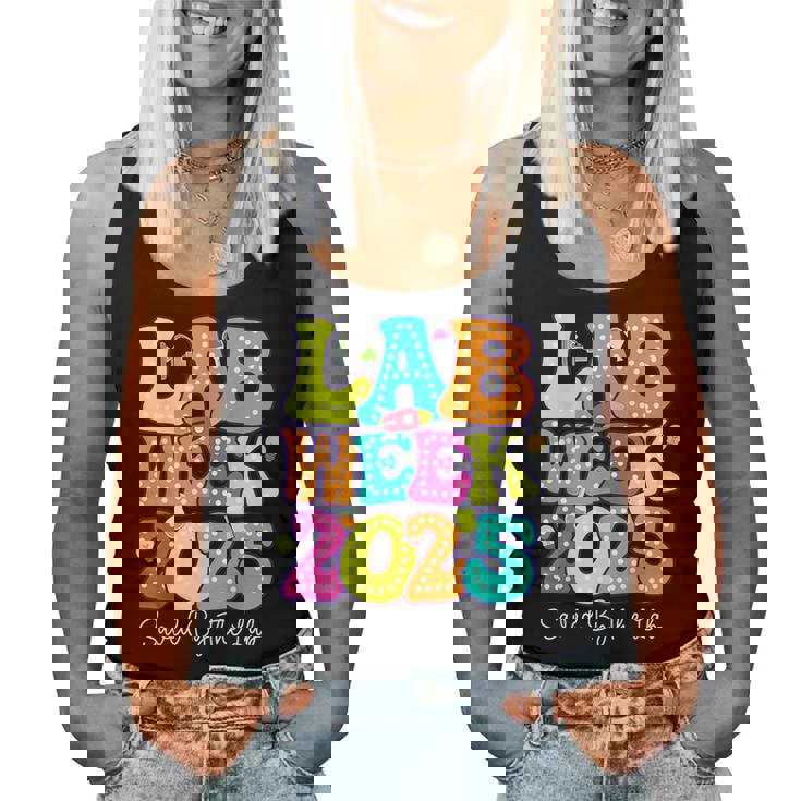 Lab Week 2025 Saved By The Lab Medical Laboratory Women Tank Top ...