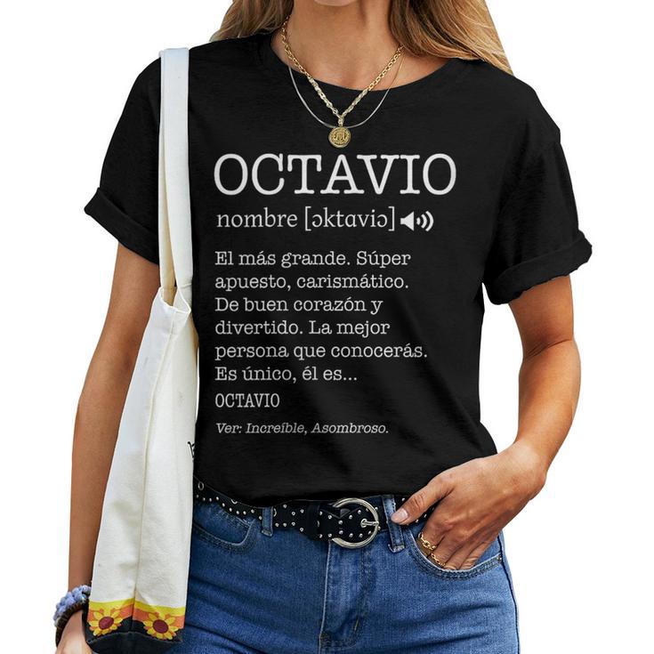 Regalo Para Octavio Con Nombre Divertido Significado Hombres Cuello ...