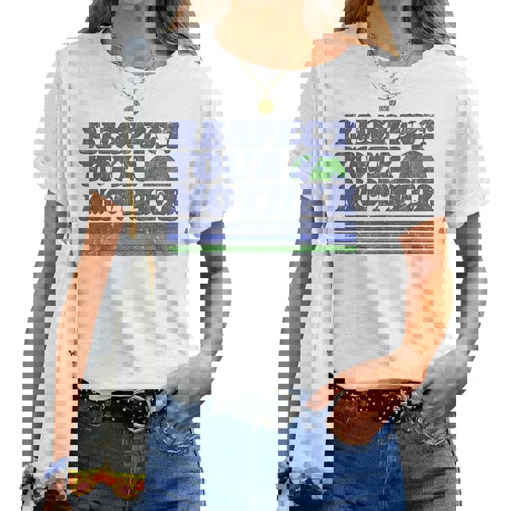 Respect Your Mother Earth Day 2025 Women T-shirt - Thegiftio