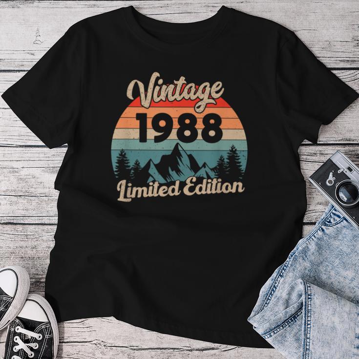 Vintage Born In 1988 Edición Limitada Hombres Y Es Cumpleaños Camiseta ...