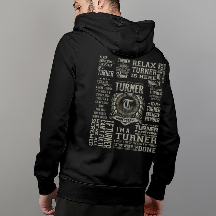 It's A Turner Thing Turner Name Hoodie Back Print | Mazezy AU