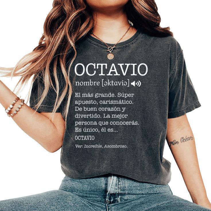 Regalo Para Octavio Con Nombre Divertido Significado Hombres Cuello ...