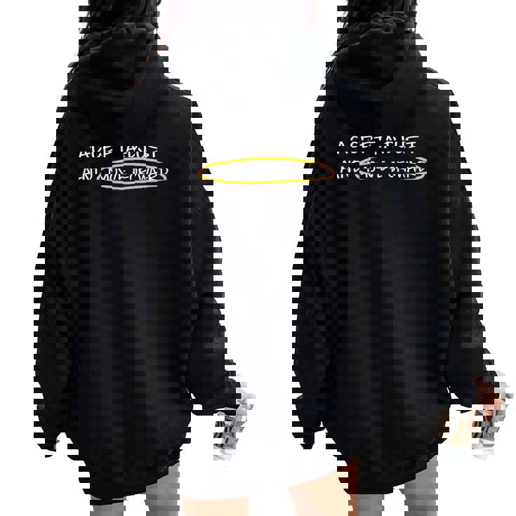 Accept Adjust And Move Forward For Men Women Women Oversized Hoodie ...