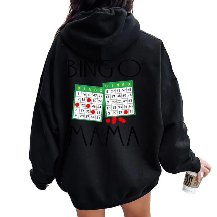 Bingo Mama Mom Player Bingo Cards Winner Winning Women Oversized Hoodie ...
