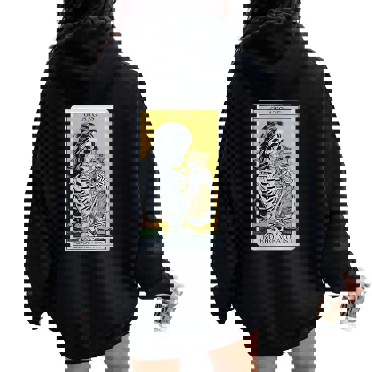 Gatos Before Vatos Cat Lady Cat Mom Skeleton Tarot Card Goth Women ...
