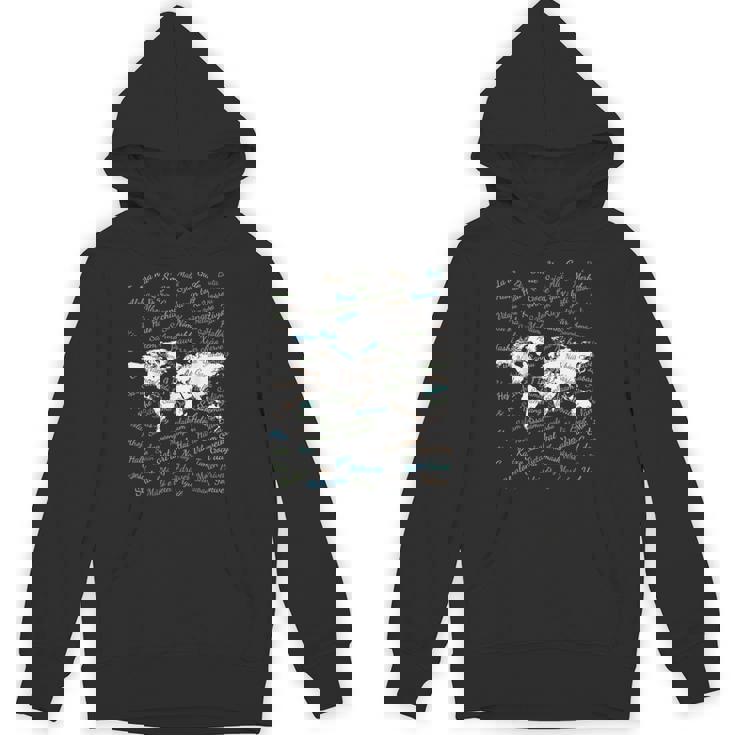 Hello In 100 Languages Of The World International Unity Unisex Hoodie ...