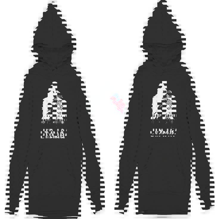 Ultra Mega Bigfoot Ultra Maga Trump 2024 Ultra Mega King Unisex Hoodie ...