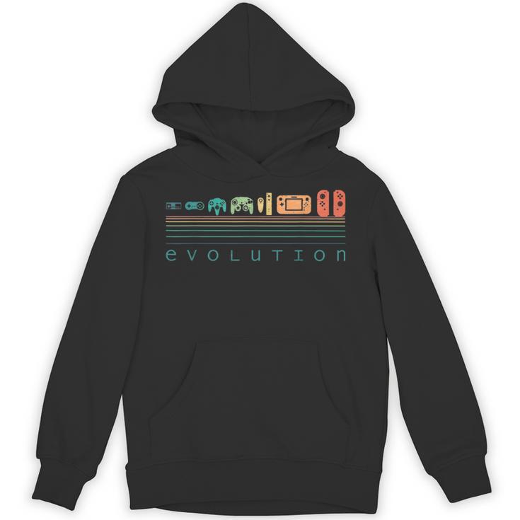 Video Game Controller Evolution 80S 90S Retro Gaming Gamer Hoodie ...