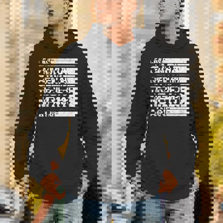 Leave Canada Greenland The Gulf Of Mexico Alone Unisex Hoodie - Monsterry