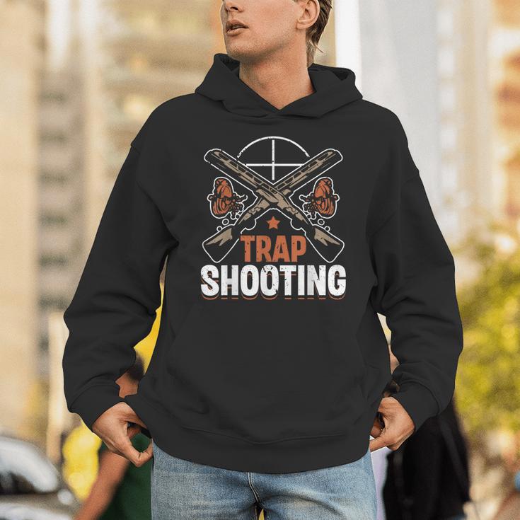 Trap Shooting Pigeon Shotgun Pull Clay Shooting Unisex Hoodie ...