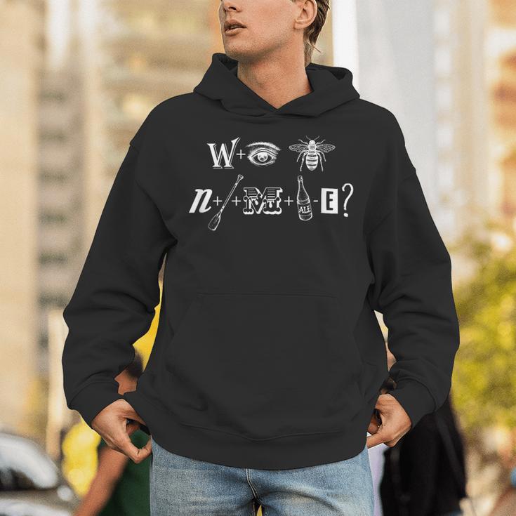 Why Be Normal Spelled Out Rebus Style Hand Drawn Design Unisex Hoodie ...