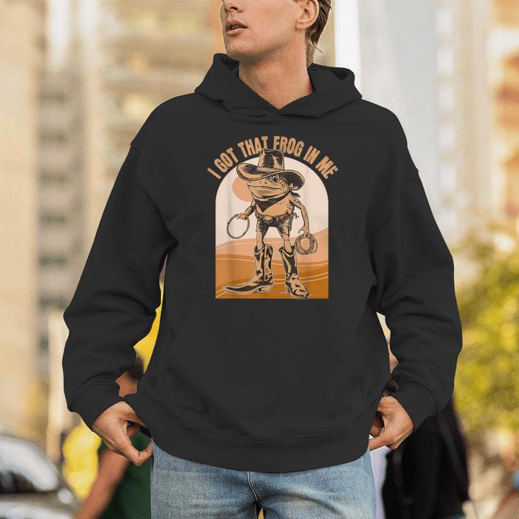 Wild West Frogs Apparel I Got That Frog In Me Meme Cowboy Frog Small ...