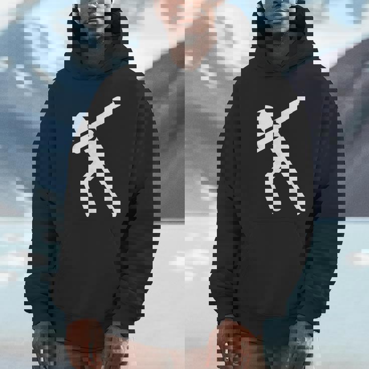 Dabbing Person Symbol Dab Icon Stick Figure Unisex Hoodie - Monsterry