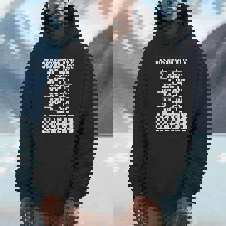 Great Crossword Puzzle Legend Costume Word Game Unisex Hoodie - Monsterry