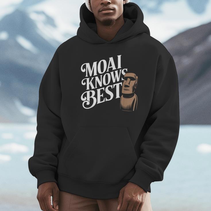 Moai Statues Rapa Nui Stone Heads Historical Monuments Unisex Hoodie ...
