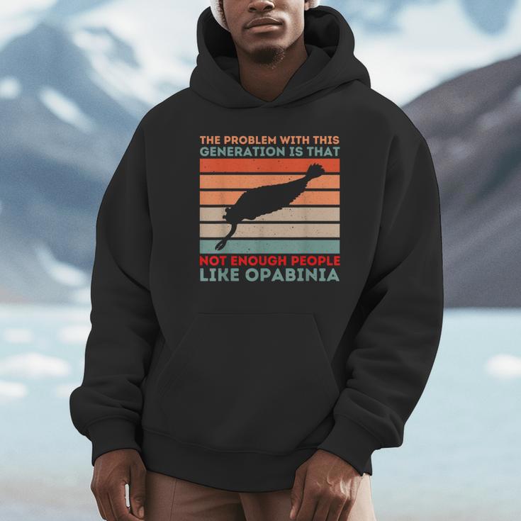 Opabinia Extinct Arthropod Opabinia Prehistoric Fish Unisex Hoodie ...