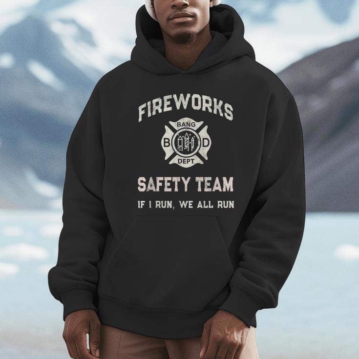 Sarcastic FIREWORKS SAFETY TEAM Staff Pyro Squad Pyromaniac Unisex ...