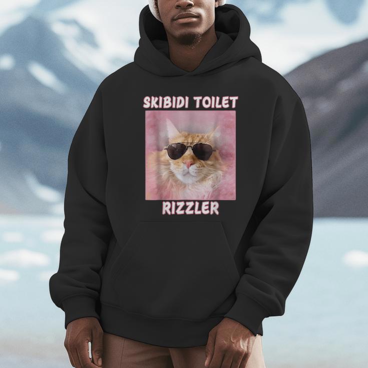 Skibidi Toilet Rizzler Meme Memes Internet Memes Genz Hoodie - Seseable