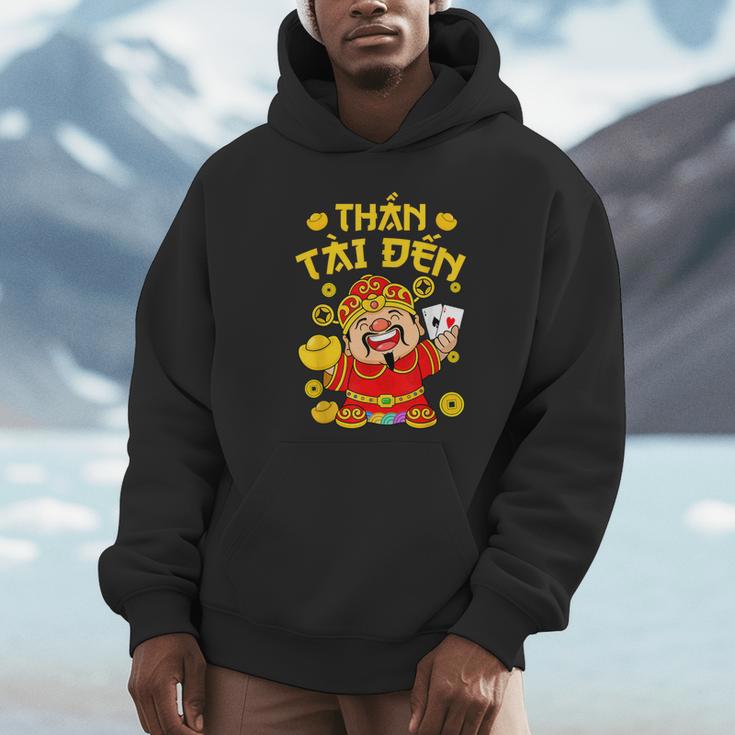 Than Tai Den Chuc Mung Nam Moi Happy New Year Vietnamese Tet Hoodie ...