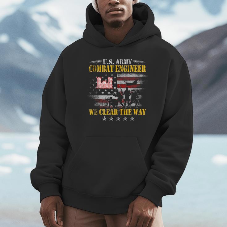 US Army Combat Engineer Veteran Military We Clear The Way Tank Top ...