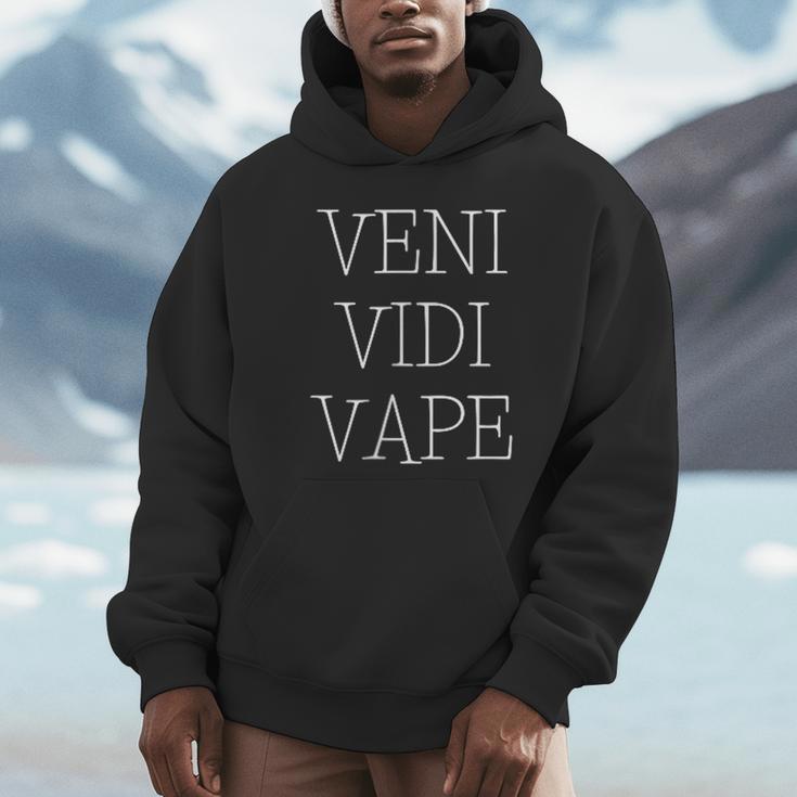 Veni Vidi Vape Vaporizer Steamer Unisex Hoodie - Monsterry