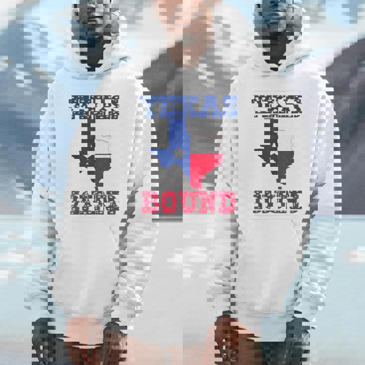 Texas Bound Moving To Texas Texas Bound With Texas Map Unisex Hoodie ...