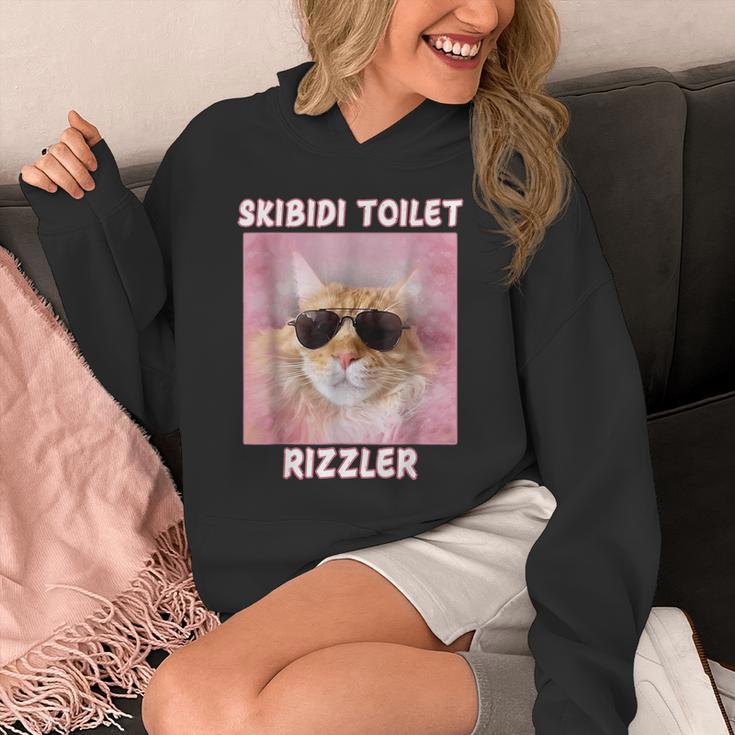Skibidi Toilet Rizzler Meme Memes Internet Memes Genz Hoodie - Seseable