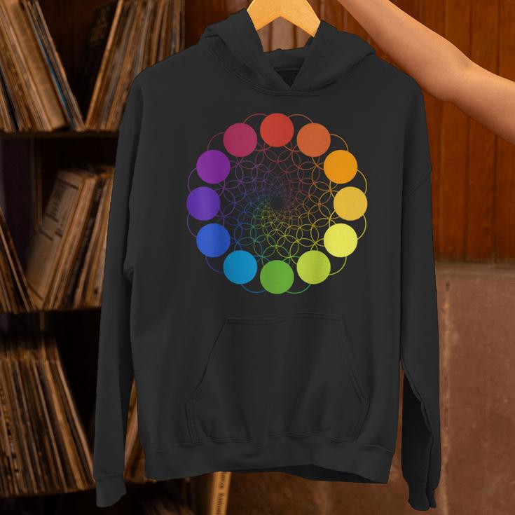 Color Wheel Palette Art Painting For Painter Artists Unisex Hoodie ...