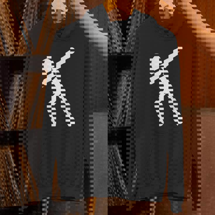 Dabbing Person Symbol Dab Icon Stick Figure Unisex Hoodie - Monsterry