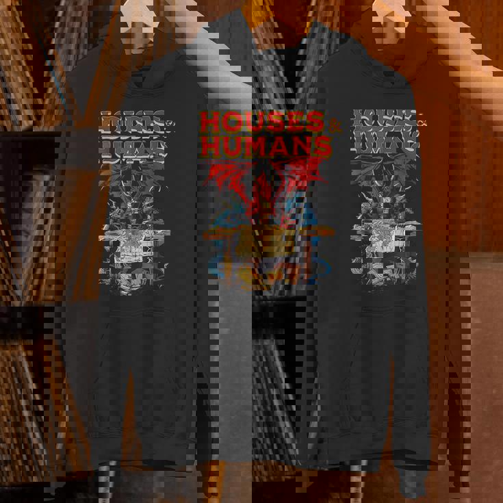 Houses And Humans Vintage Retro 90S Gamer Gaming Hoodie - Monsterry