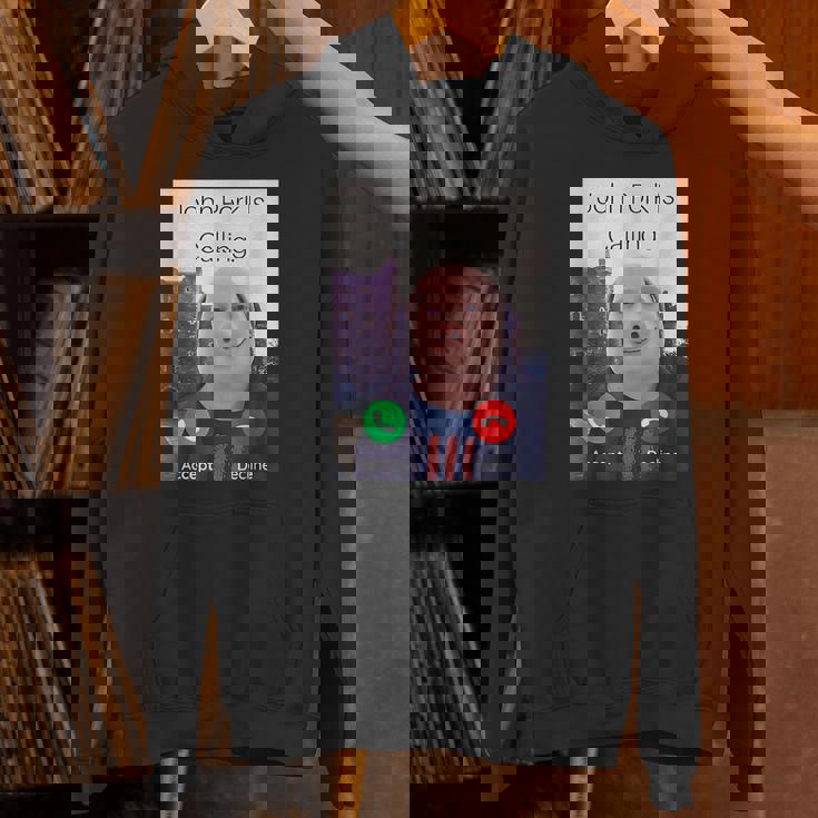 John Pork Is Calling Brainrot Unisex Hoodie - Monsterry