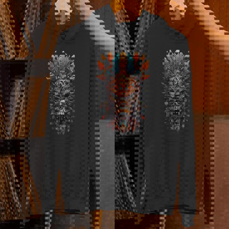 Mayan Skull Mask Aztec Warrior Ancient Mexican Civilization Unisex ...