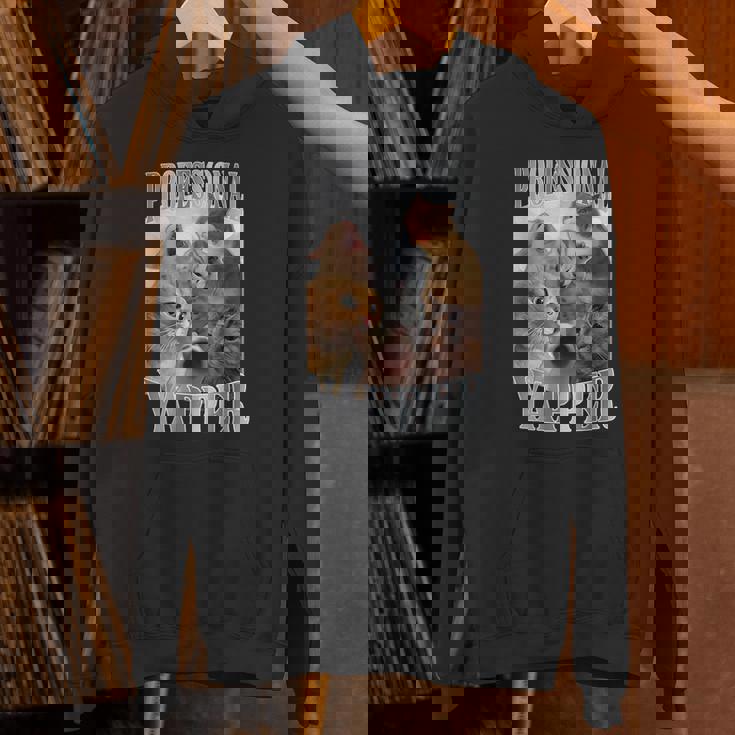 Professional Yapper Cat Meme Hoodie - Monsterry